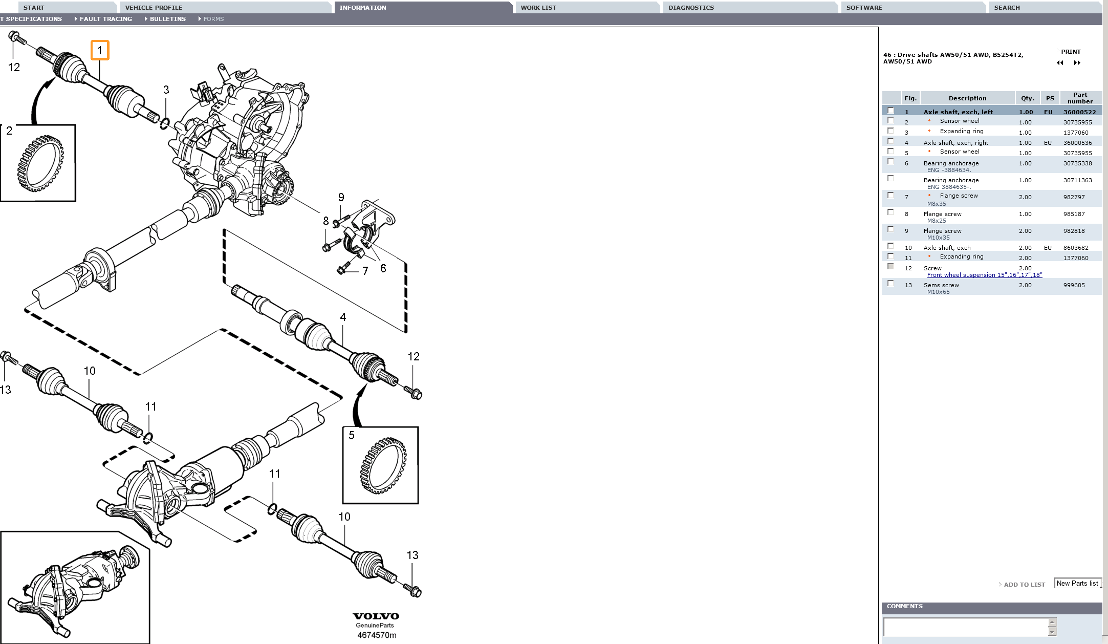 Driveshaft seals